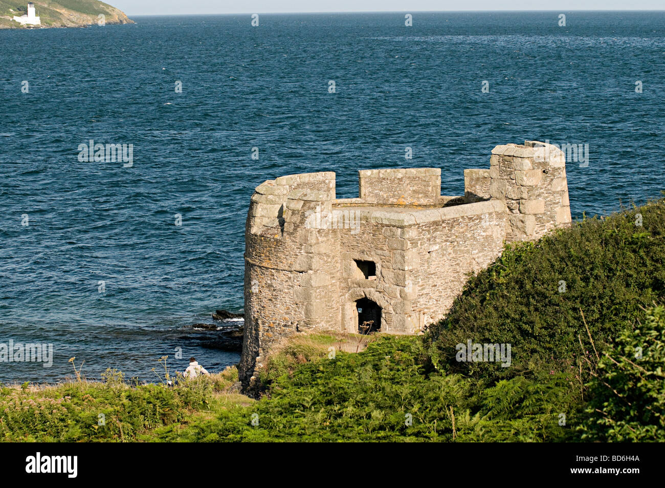 Pendennis point falmouth cornwall Stock Photo - Alamy