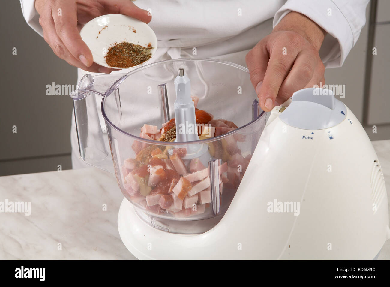 Flitch Spread (step by step Stock Photo - Alamy