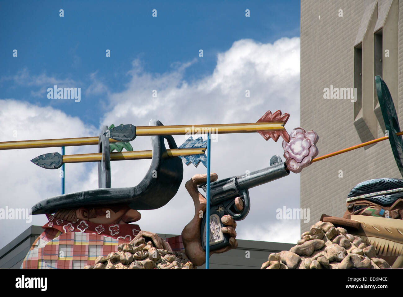 Stunning and unusual architecture of the Denver Art Museum Stock Photo ...