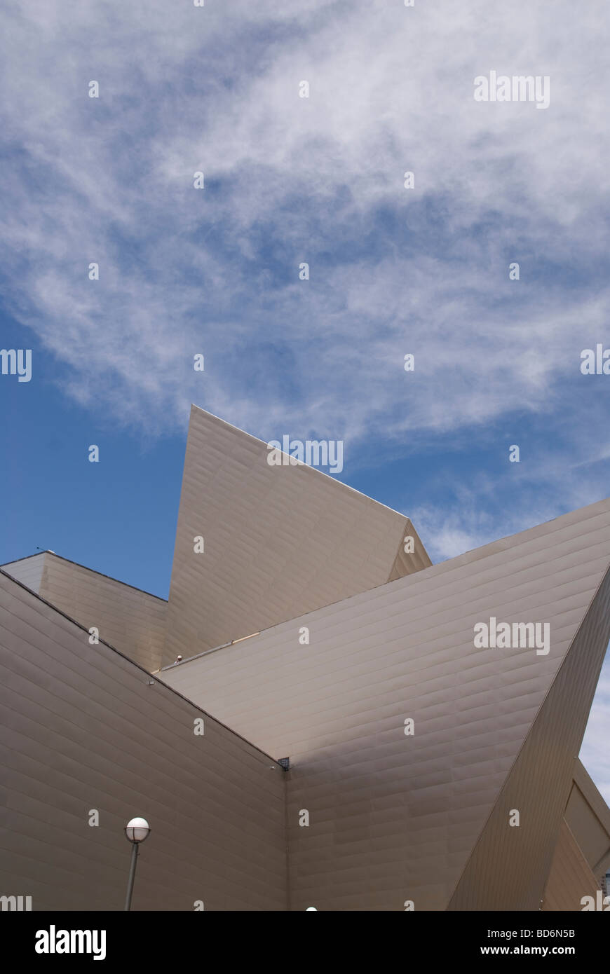 Stunning and unusual architecture of the Denver Art Museum Stock Photo ...