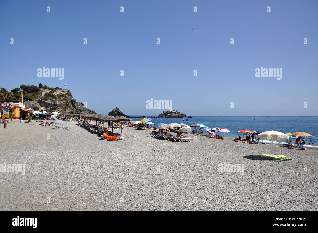 Puerta del Mar beach, Almunecar, Costa Tropical, Granada Province ...