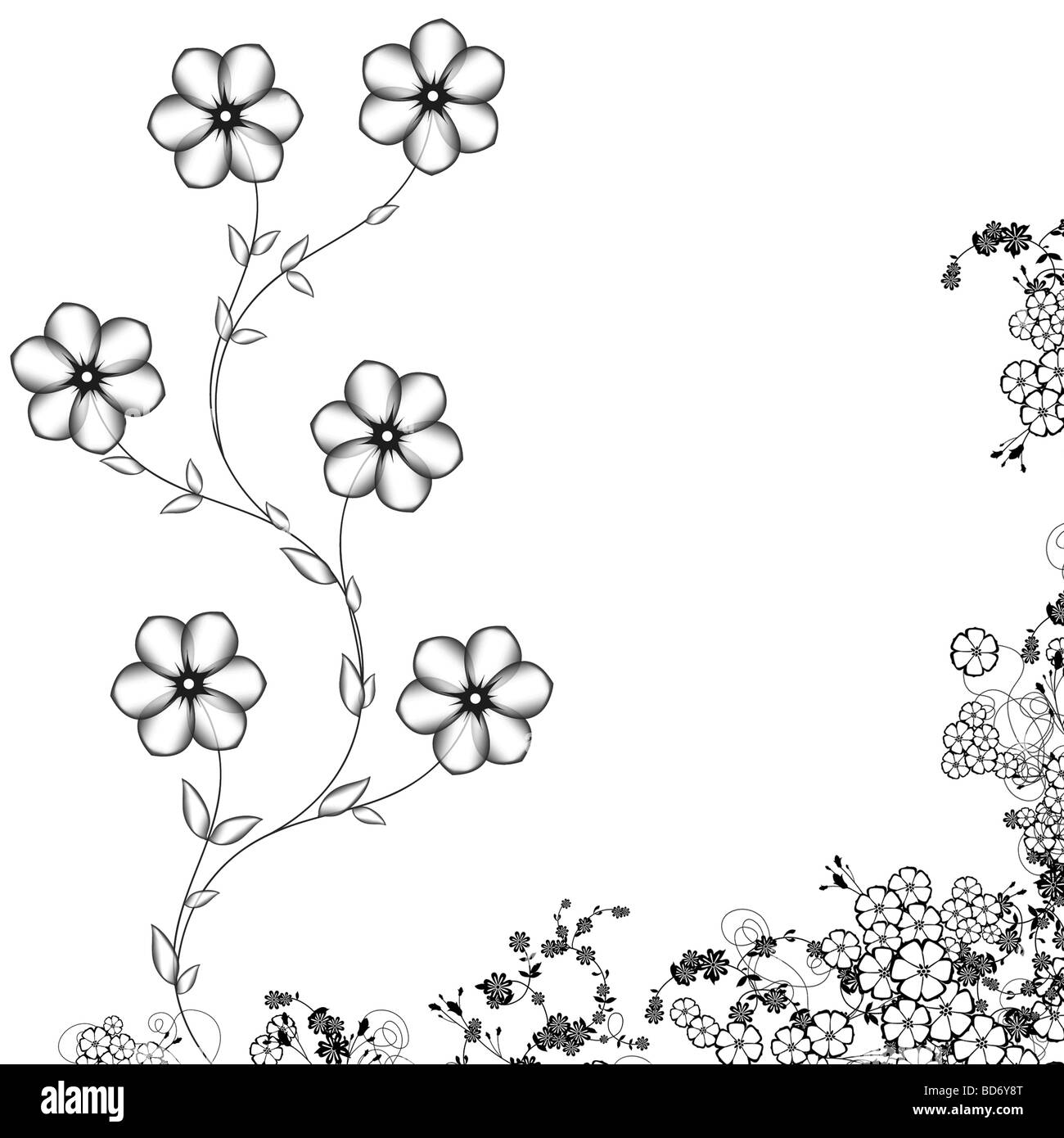 Frame from various lines and shapes Stock Photo - Alamy