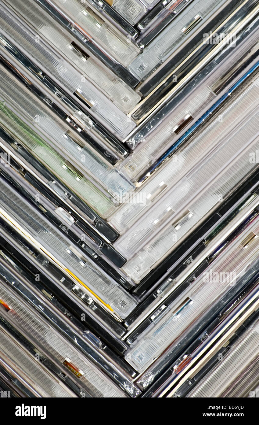 Compact disk background Stock Photo - Alamy
