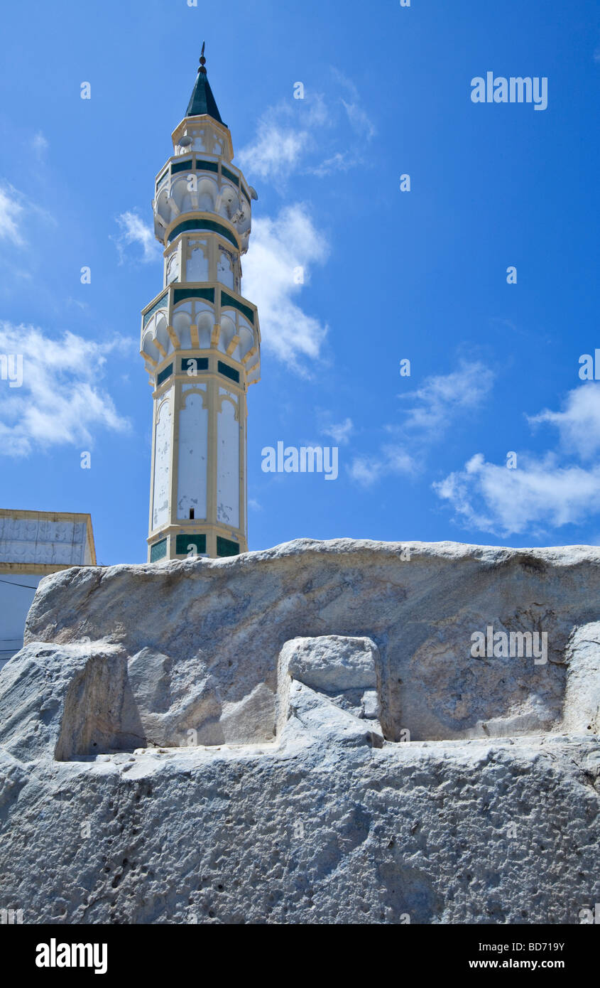 Libya Tripoli the minaret of the Jami Gurgi mosque in the old Medina ...