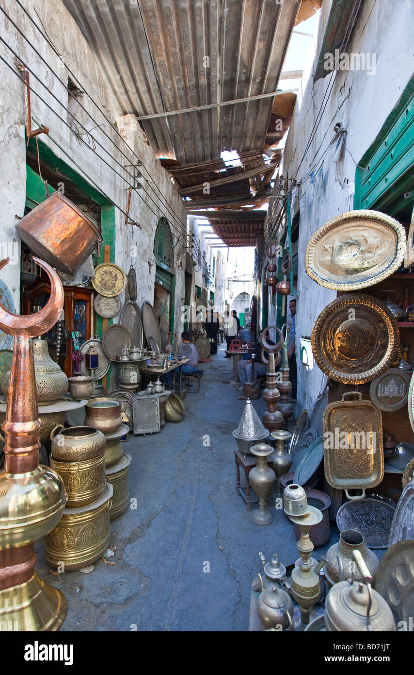 Libya Tripoli the Suq of the old Medina Stock Photo - Alamy