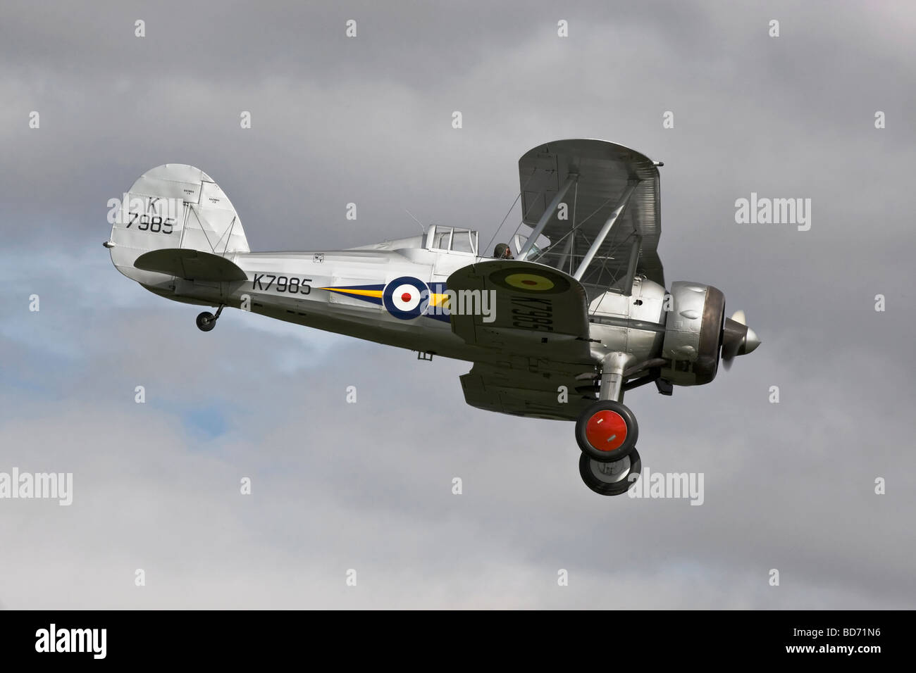 An RAF Gloster Gladiator biplane fighter Stock Photo - Alamy
