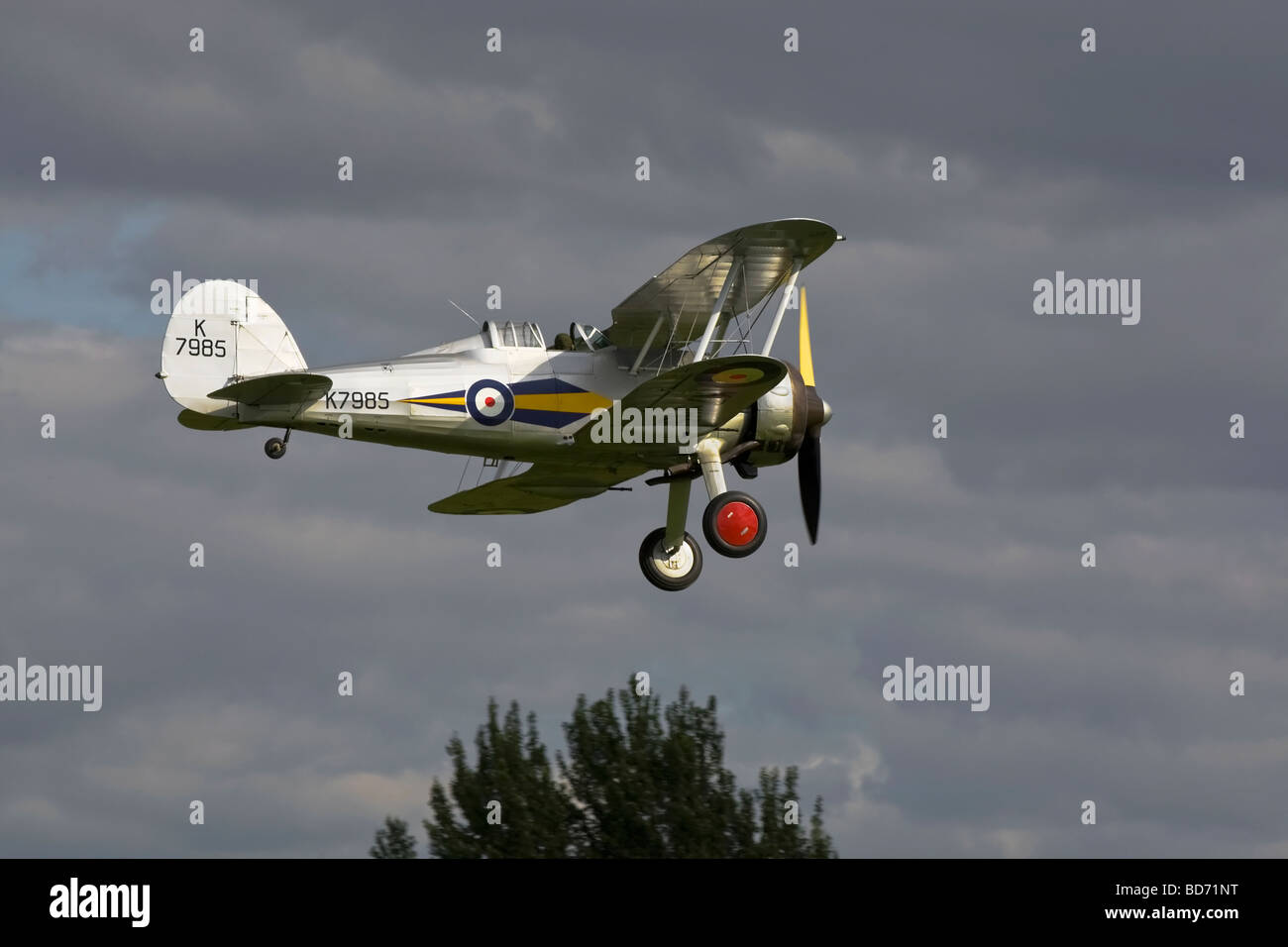 An RAF Gloster Gladiator biplane fighter Stock Photo - Alamy