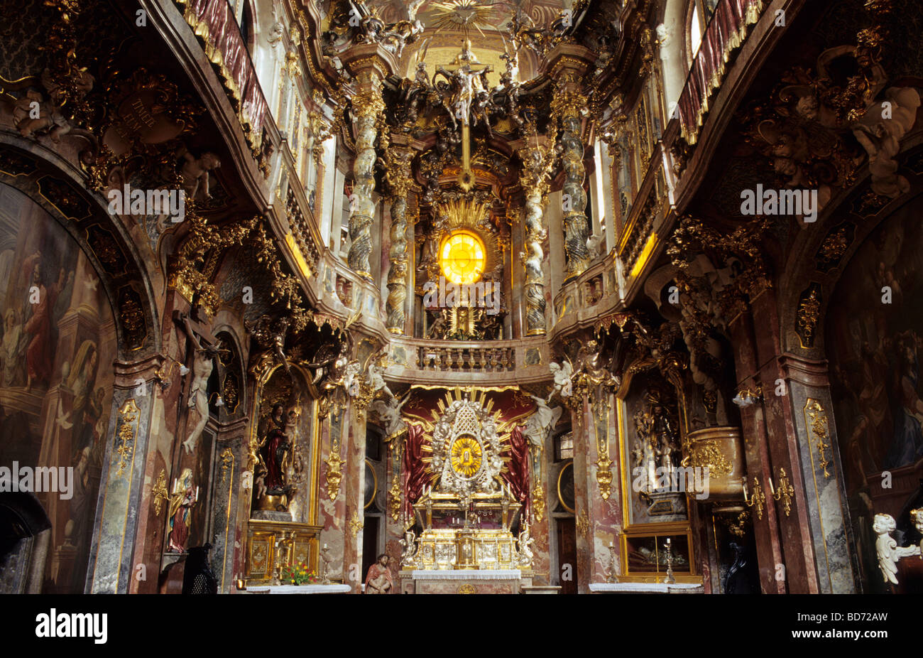 Asam Church, Munich, Bavaria, Germany, Europe Stock Photo - Alamy