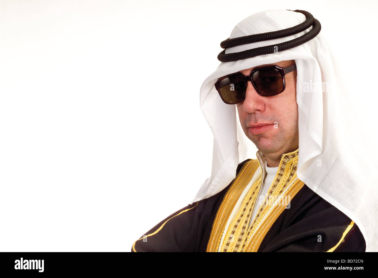 Man wearing a Sheikh costume Stock Photo - Alamy