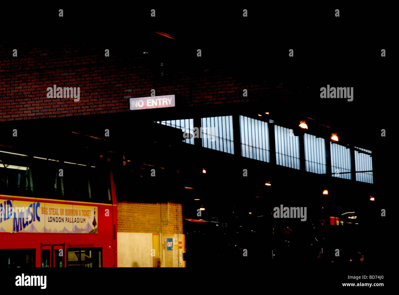London buses depot hi-res stock photography and images - Alamy