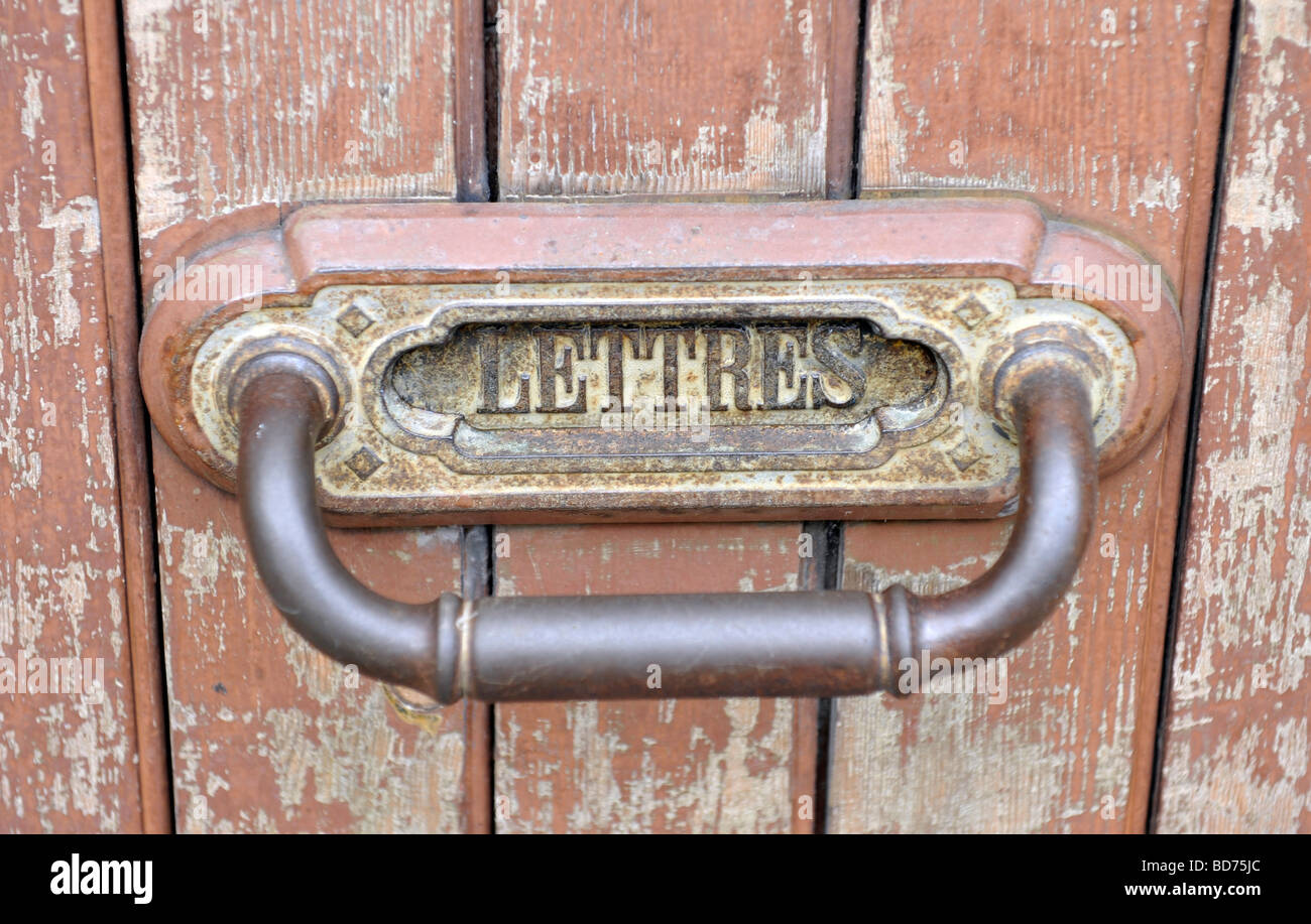 Letter box france hi-res stock photography and images - Alamy