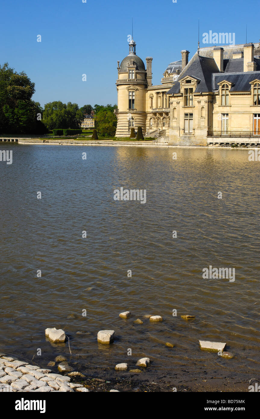Chantilly Castle Chateau de Chantilly Chantilly Picardy region France ...