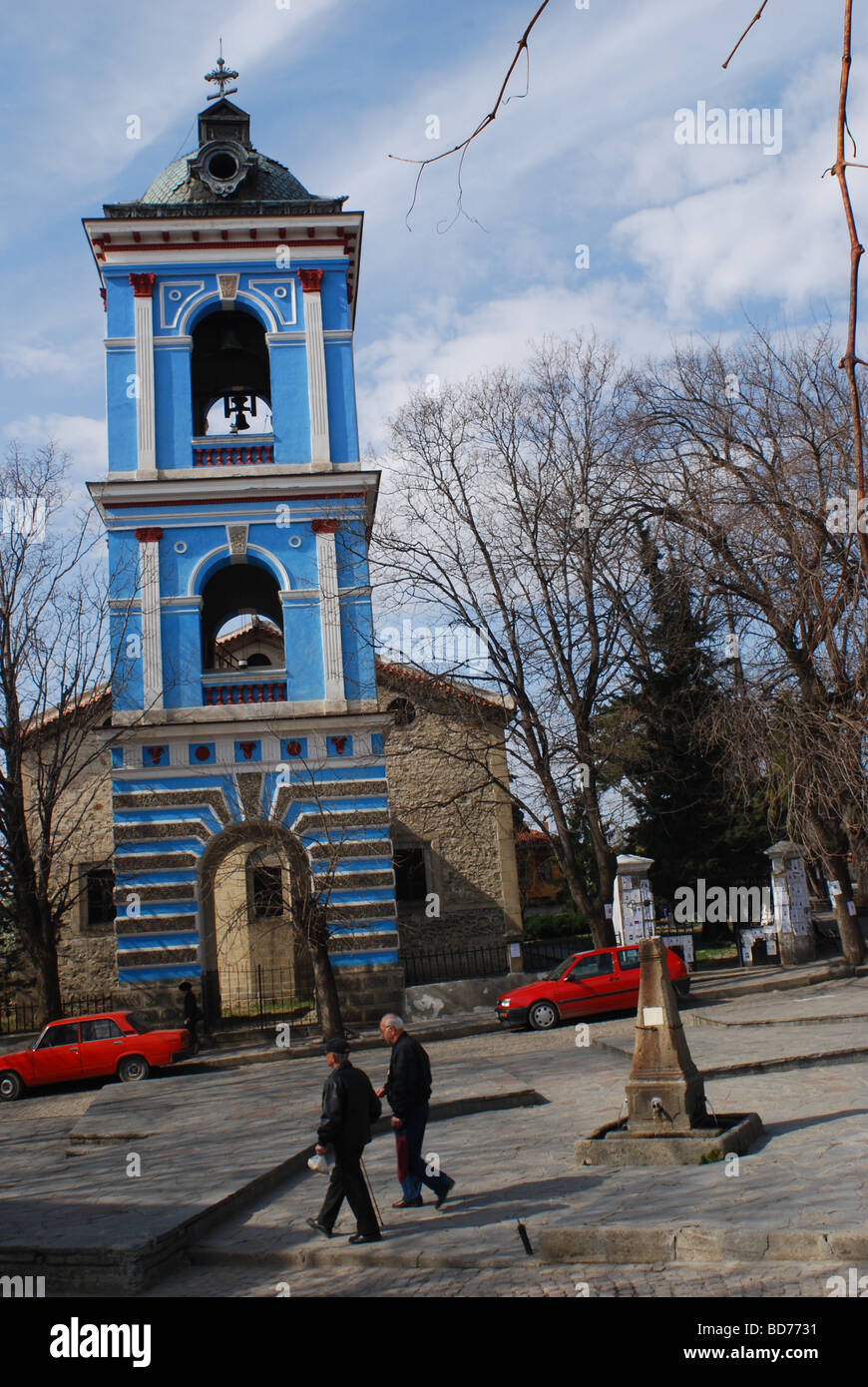 St. Virgin belfry tower and church, Karlovo, Bulgaria Stock Photo - Alamy