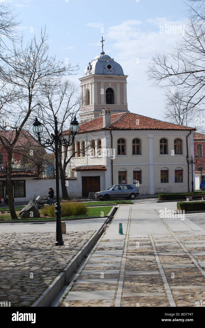 View of the center of the old town of Karlovo, Bulgaria Stock Photo - Alamy