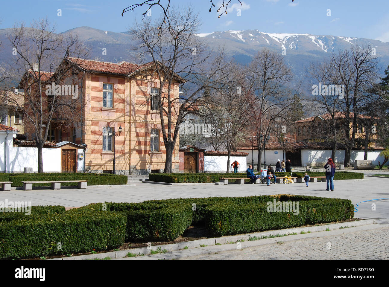 View of the center of the old town of Karlovo, Bulgaria Stock Photo - Alamy