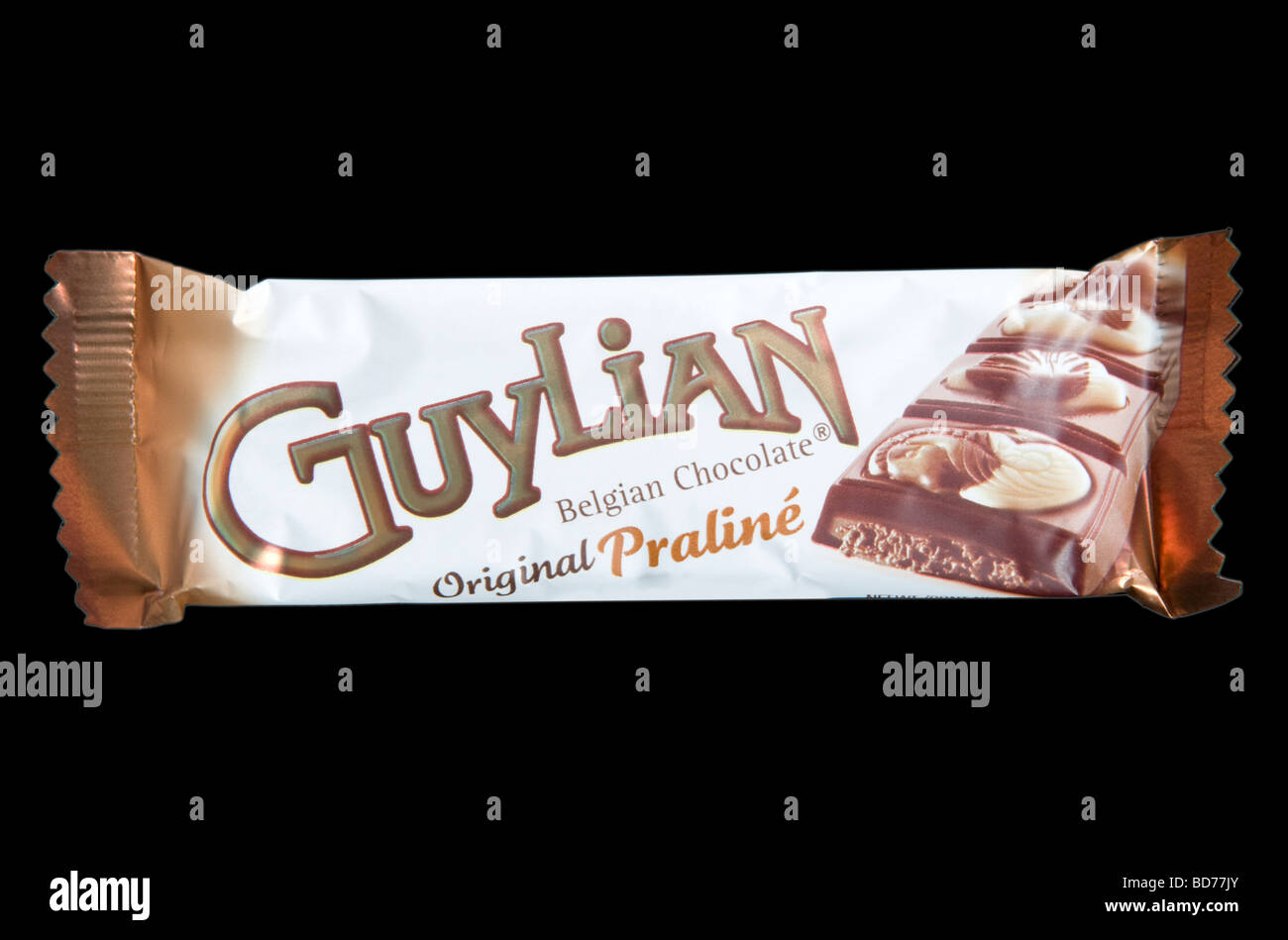 Guylian Chocolate Bar Shot In Studio Stock Photo - Alamy