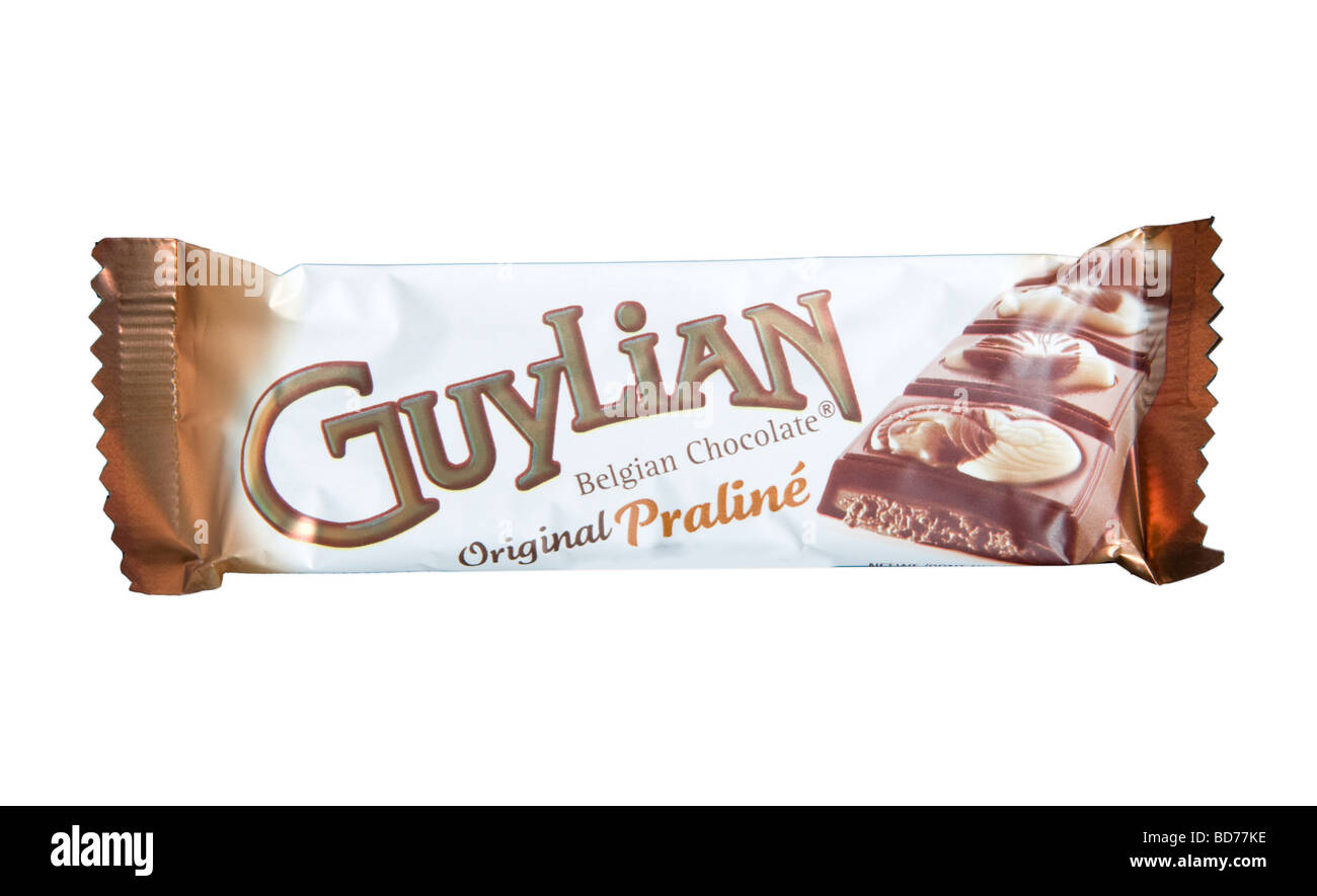 Guylian Chocolate Bar Shot In Studio Stock Photo - Alamy