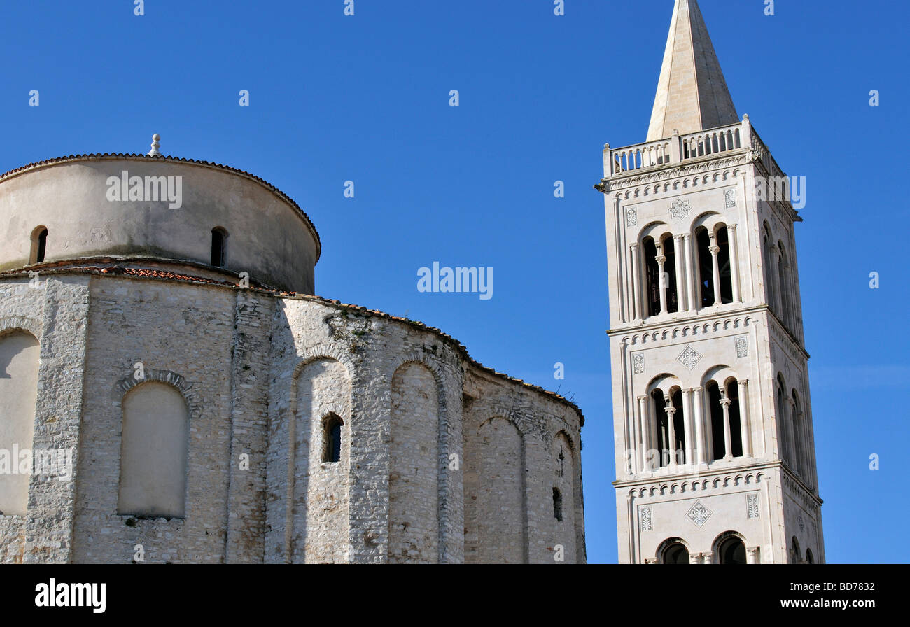 Pre-romanesque Church of St Donatus Crkva Svetog Donata with Campanile Bell Tower of St ...