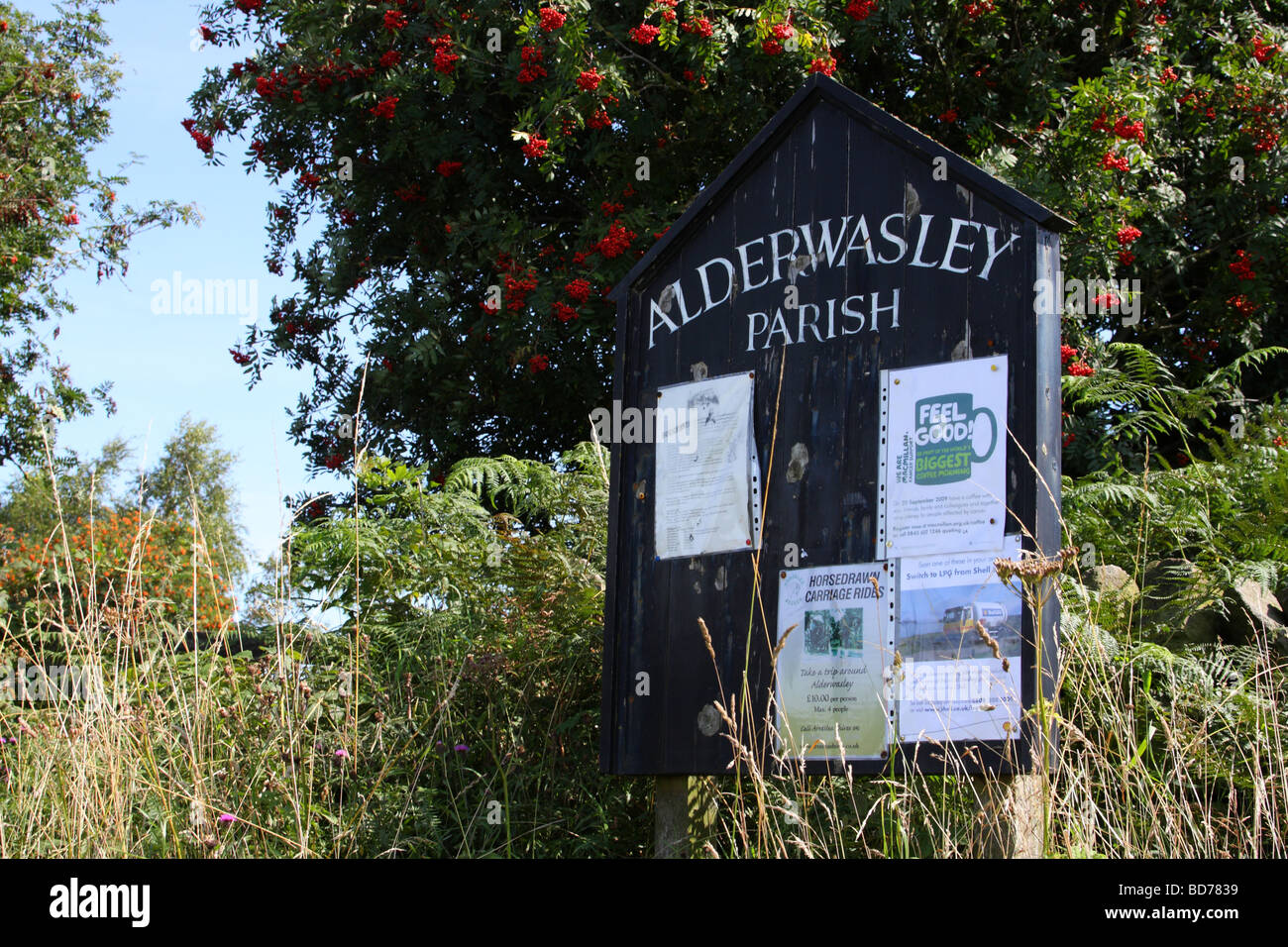 Village news board hi-res stock photography and images - Alamy