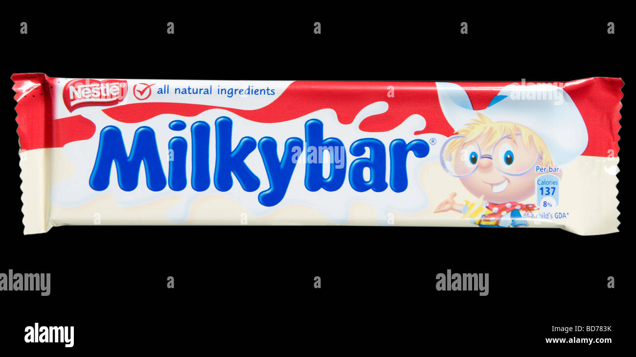 Nestle Milky Bar Chocolate Bar High Resolution Stock Photography and ...