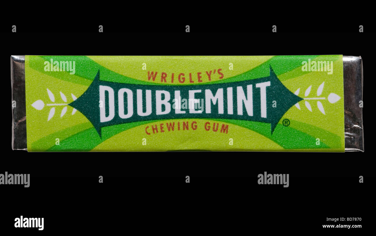 Wrigley's Doublemint Chewing Gum Shot In Studio Stock Photo - Alamy