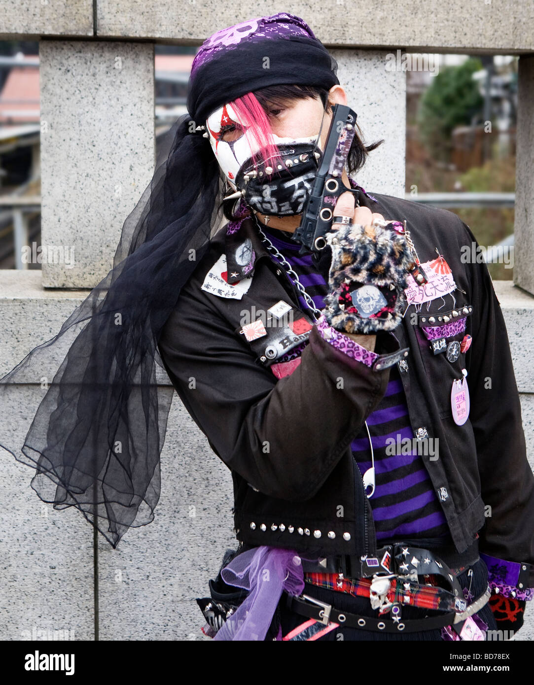 Portrait of a young person in Harajuku, Tokyo, Japan Stock Photo - Alamy
