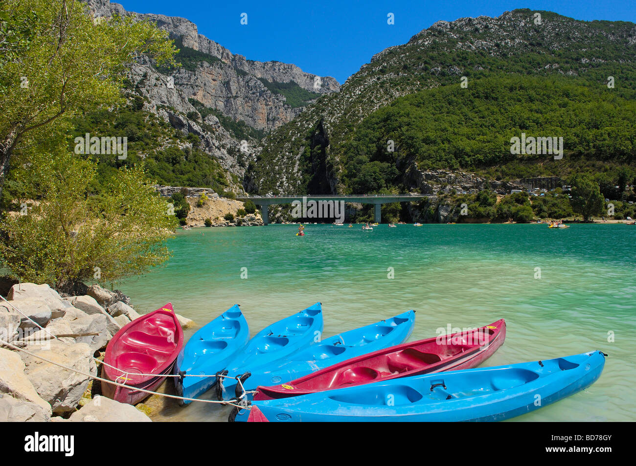 Lac de ste Croix St Croix Lake Provence Gorges du Verdon Provence Alpes ...