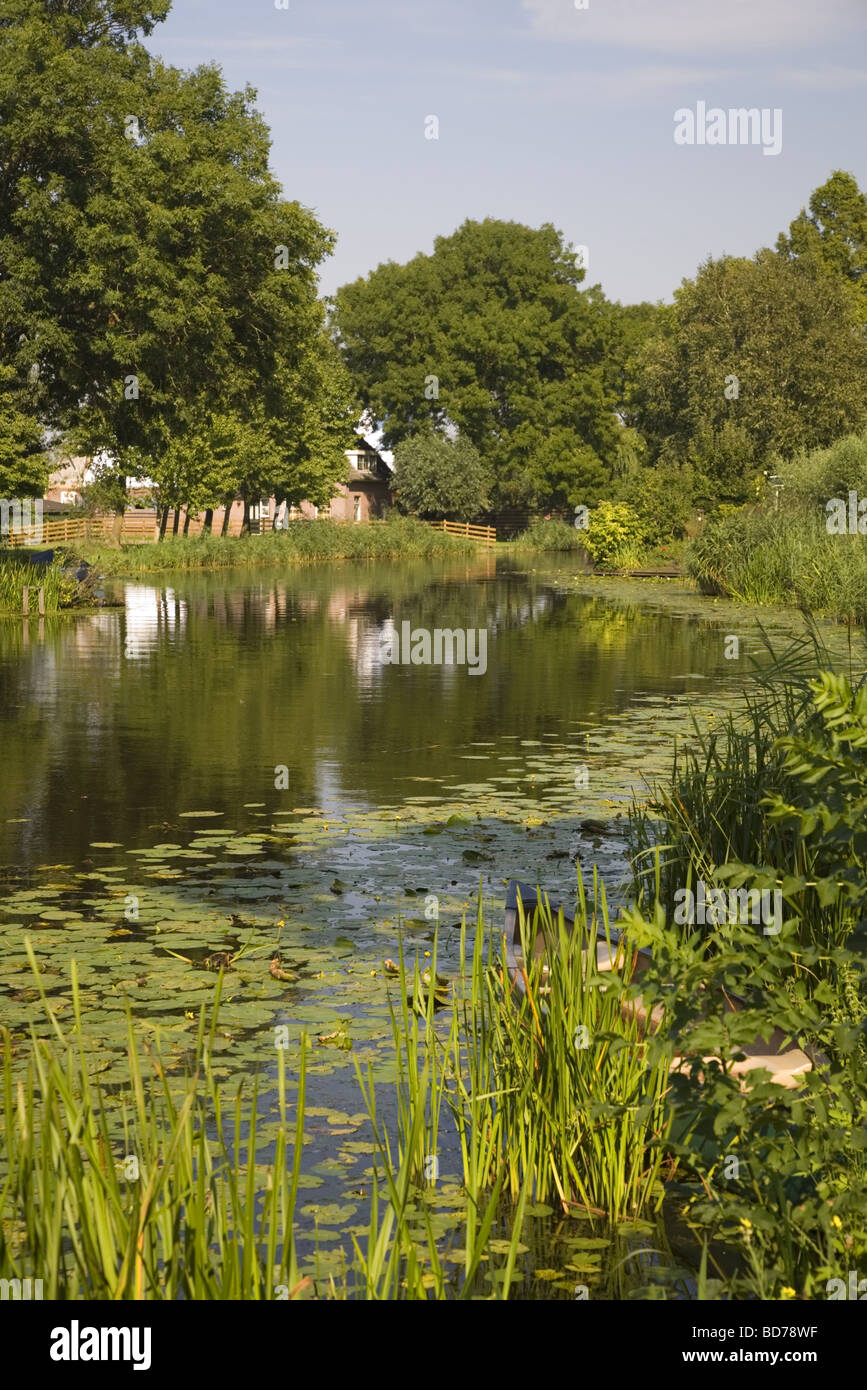 River Alblas, Oud-Alblas, South-Holland, Netherlands Stock Photo - Alamy