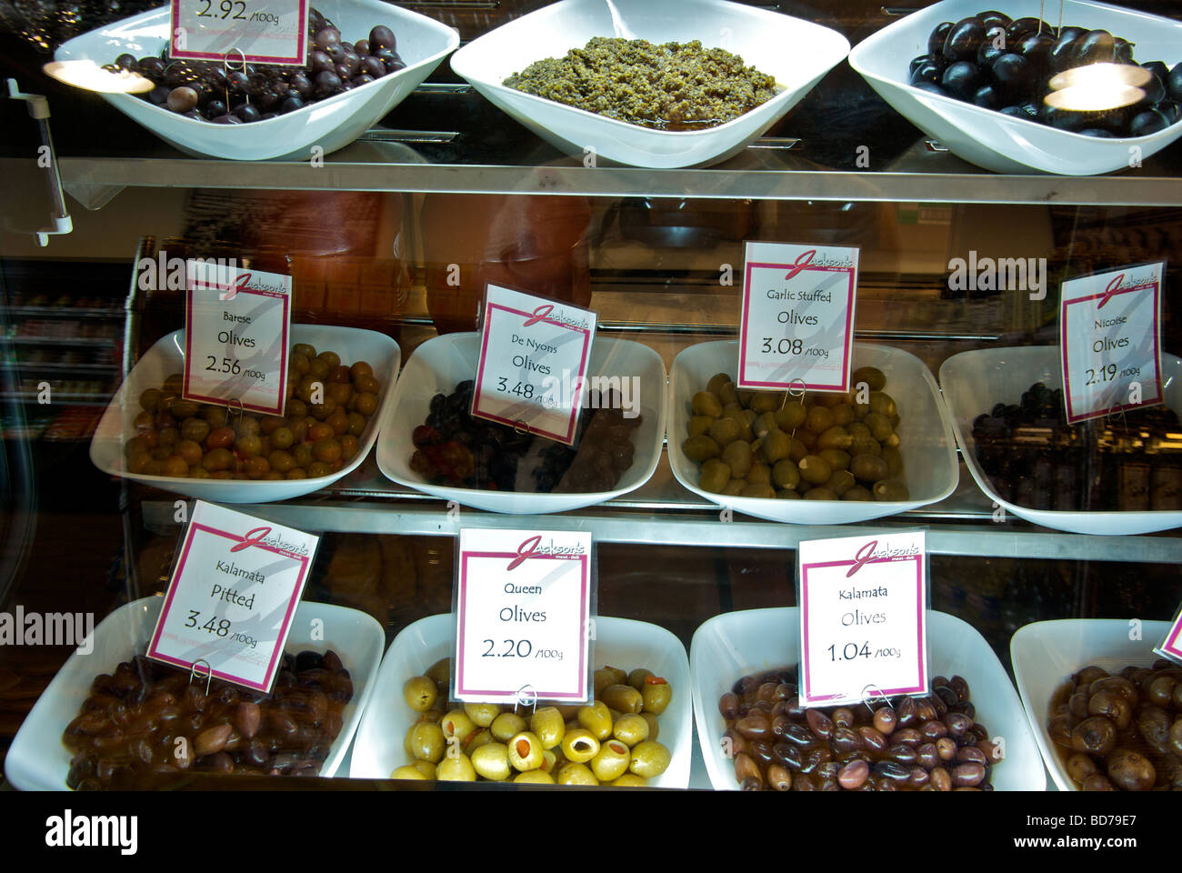 Olive display hi-res stock photography and images - Alamy