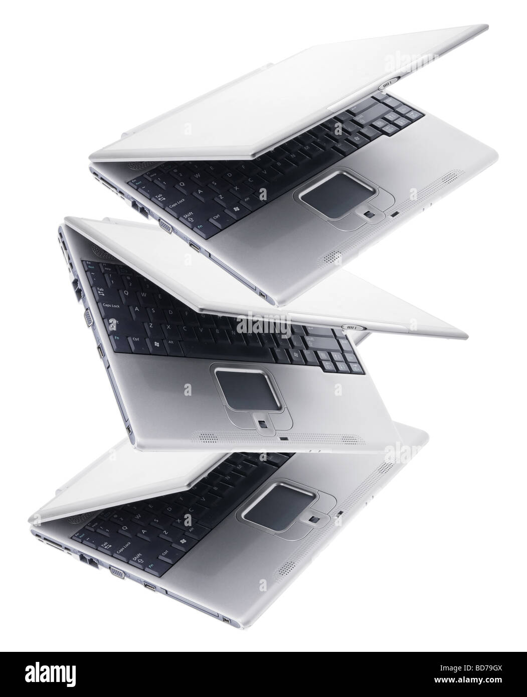 Laptops Cut Out Stock Images & Pictures - Alamy