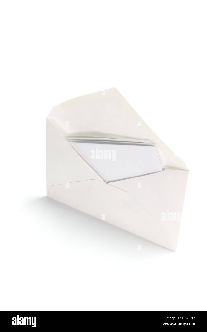 Envelope note Cut Out Stock Images & Pictures - Alamy