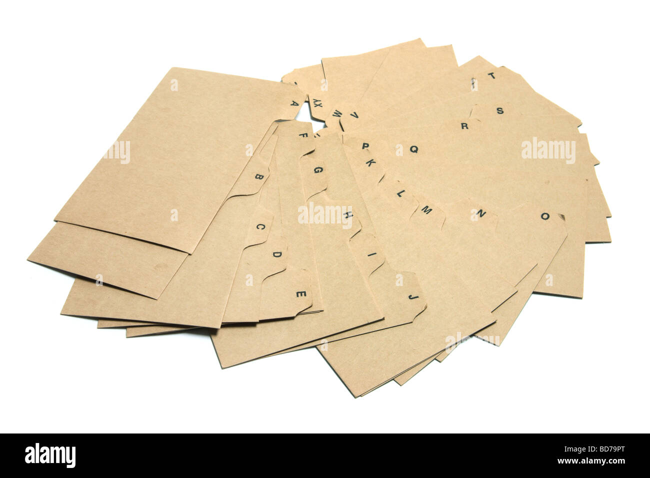 Pile of Index Files Stock Photo - Alamy