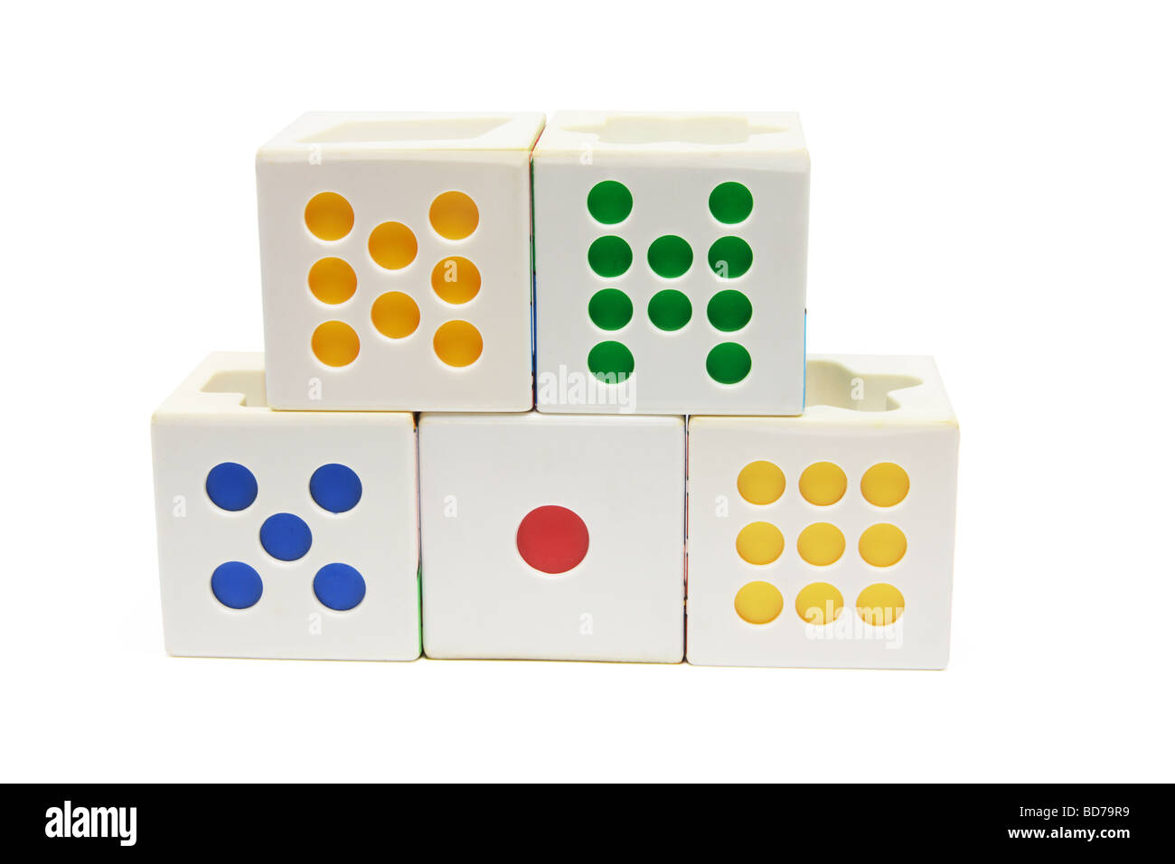 Plastic Toy Cubes Stock Photo - Alamy