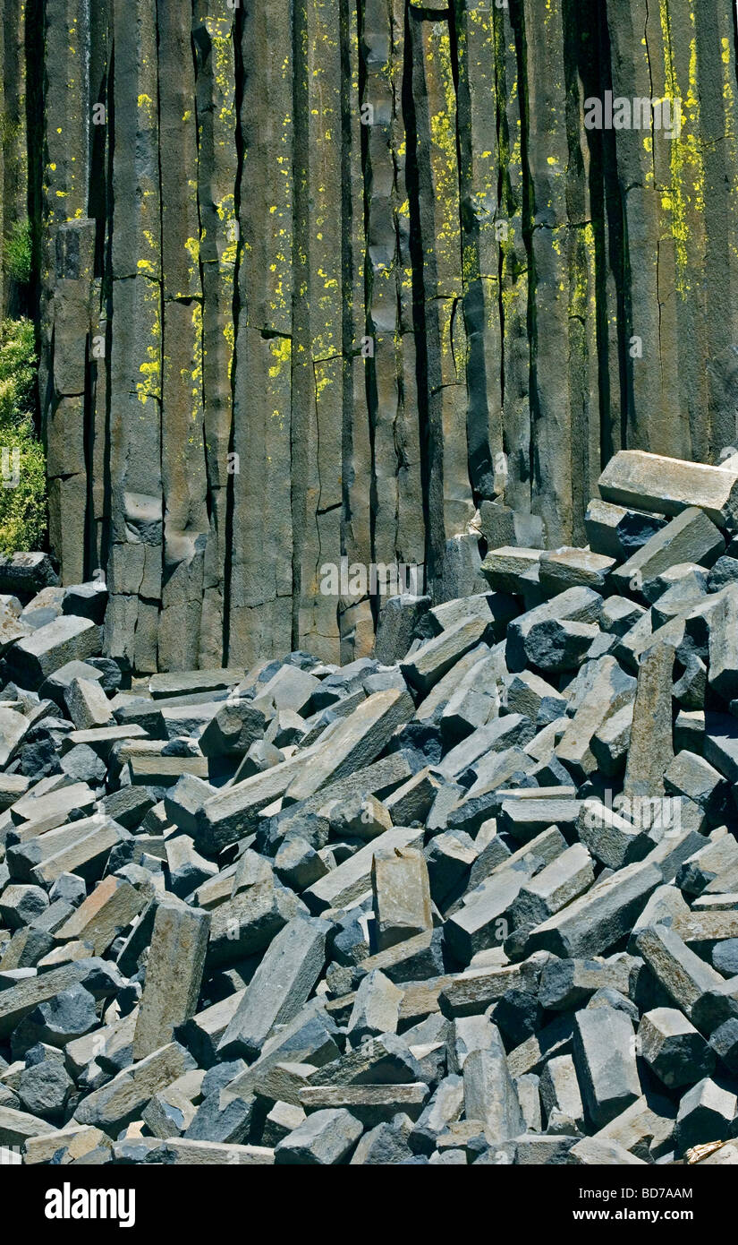 Columnar Basalt, Devil's Postpile National Monument, Mammoth Lakes area ...