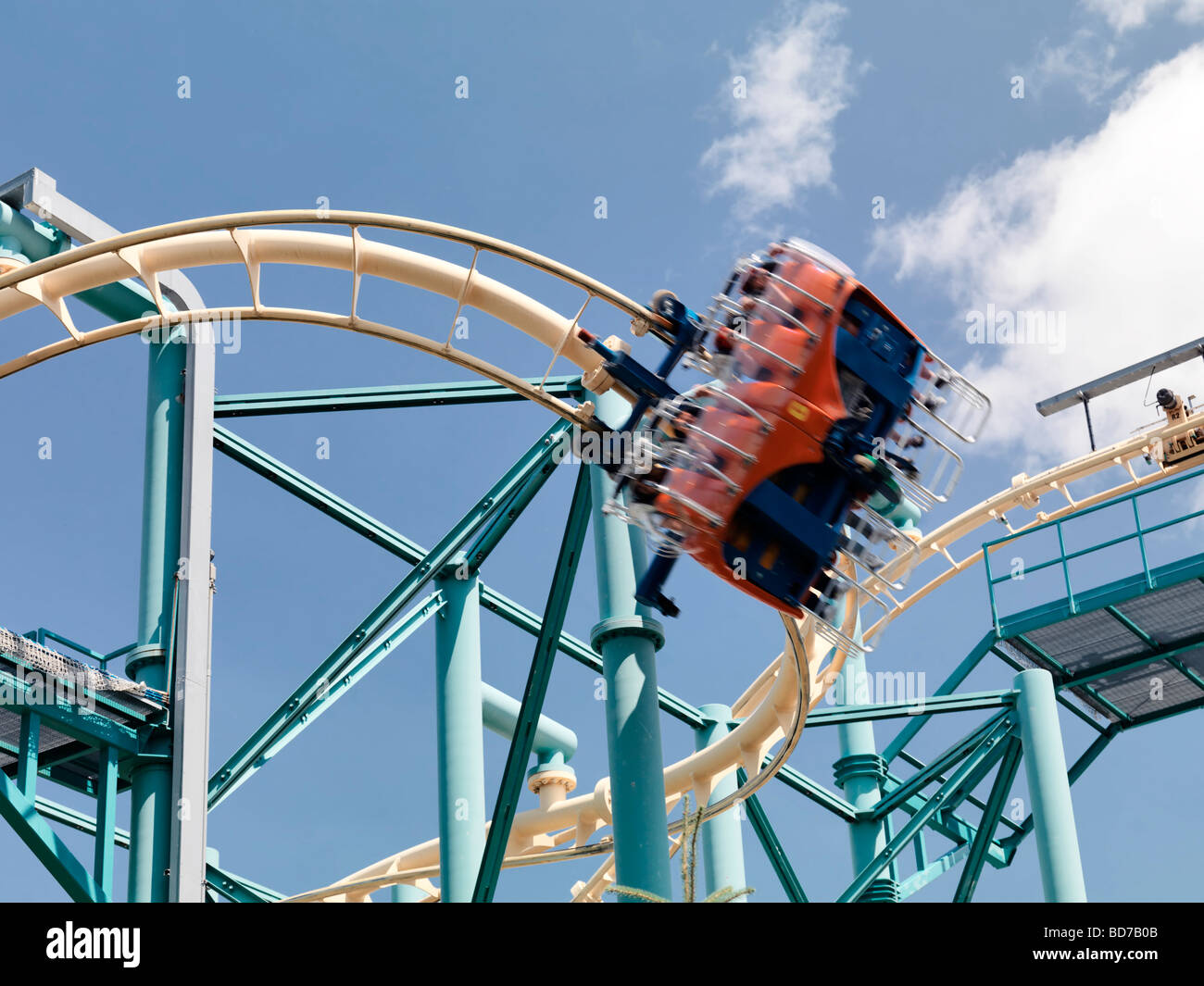 Roller coaster at Canada's Wonderland amusement park Stock Photo - Alamy