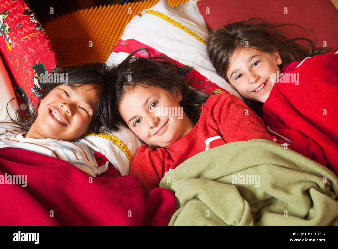 Children at sleepover Stock Photo - Alamy