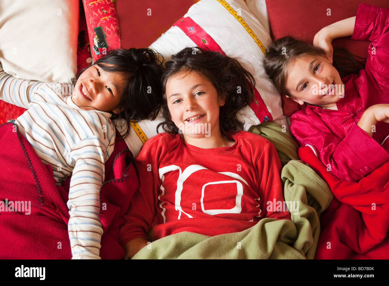 Children at sleepover Stock Photo - Alamy