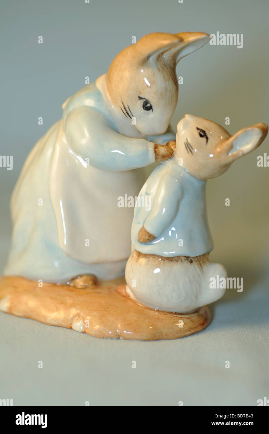 Mrs. Rabbit and Peter - Beatrix Potter - Royal Doulton Peter Rabbit ...