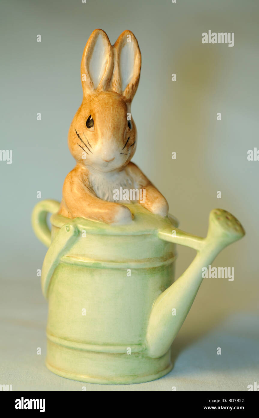 Peter in the watering can - Beatrix Potter - Royal Doulton Peter Rabbit ...