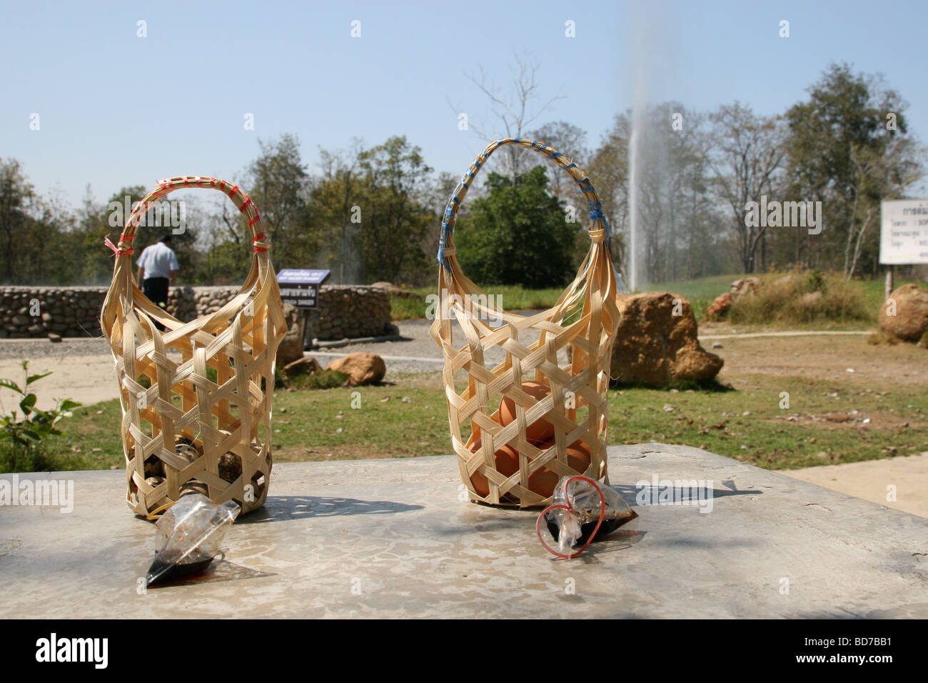 san kamphaeng hot springs,Chiang Mai, Thailand Stock Photo - Alamy