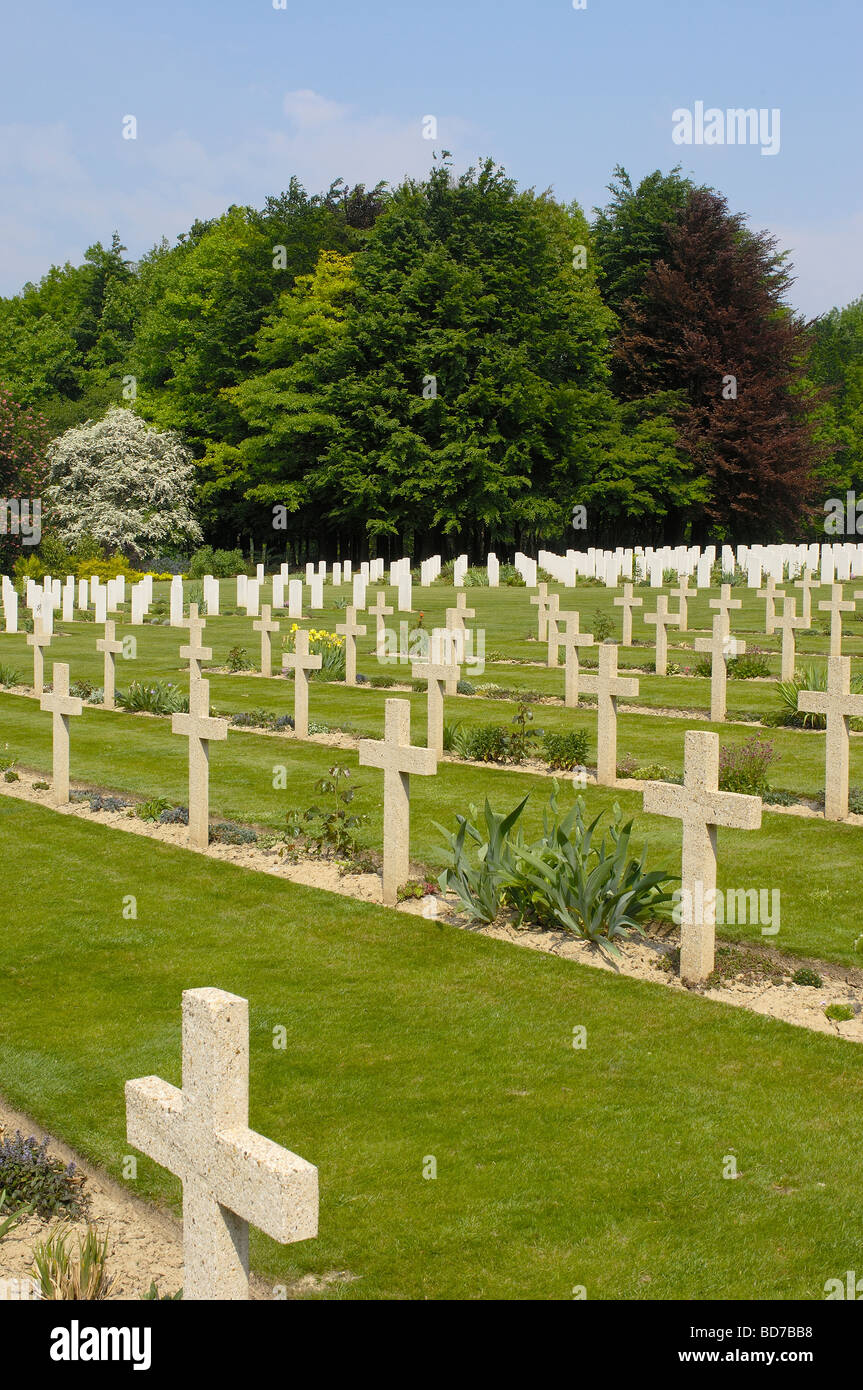 Thiepval First World War Cemetery Picardie Somme valley France Stock ...