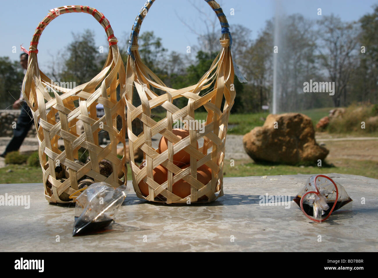 san kamphaeng hot springs,Chiang Mai, Thailand Stock Photo - Alamy