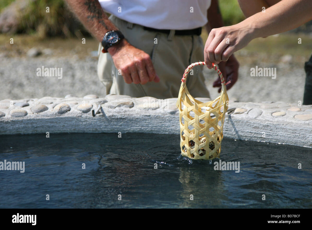 san kamphaeng hot springs,Chiang Mai, Thailand Stock Photo - Alamy
