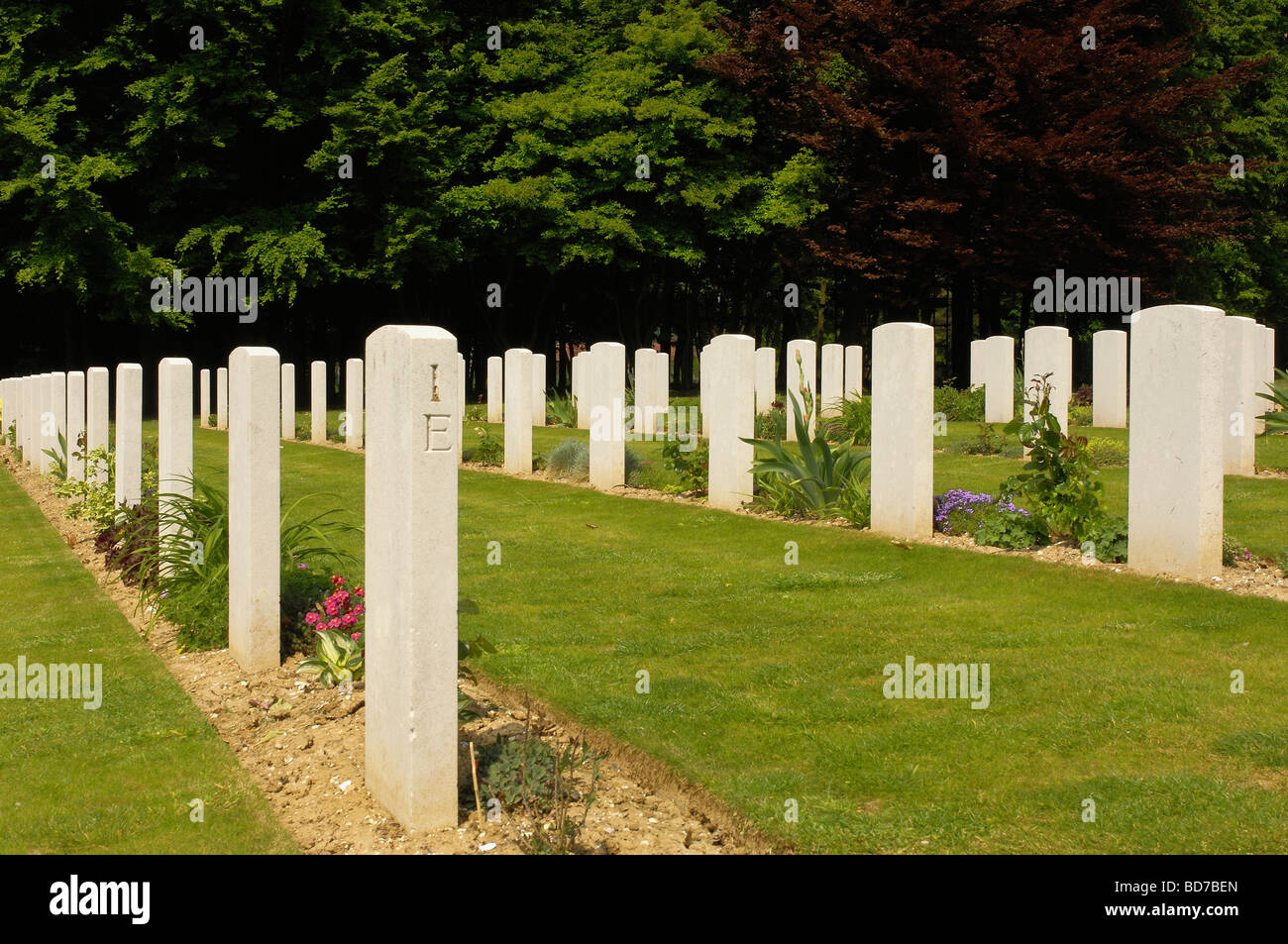 Thiepval First World War Cemetery Picardie Somme valley France Stock ...