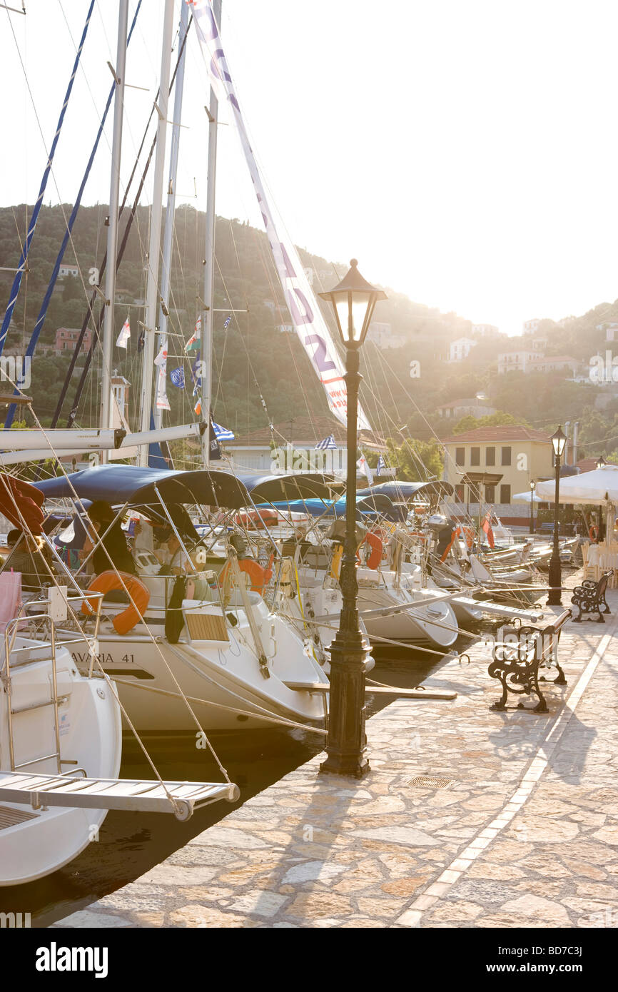 Harbour of Kioni, Ithaca, Greece Stock Photo - Alamy
