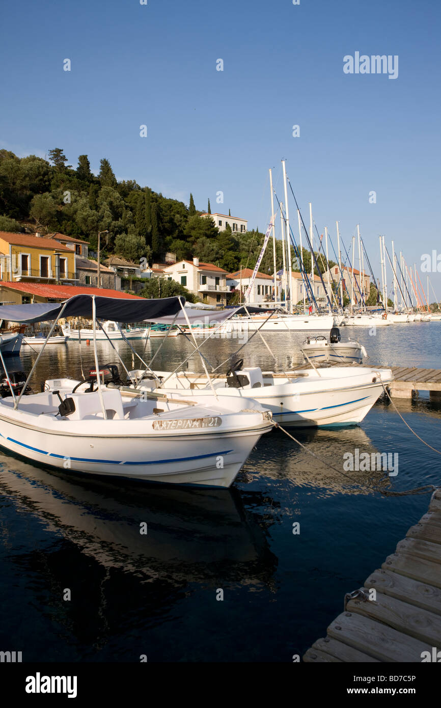 Harbour of Kioni, Ithaca, Greece Stock Photo - Alamy