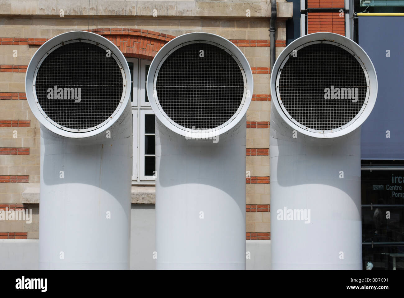 France Paris Centre Georges Pompidou Stock Photo - Alamy