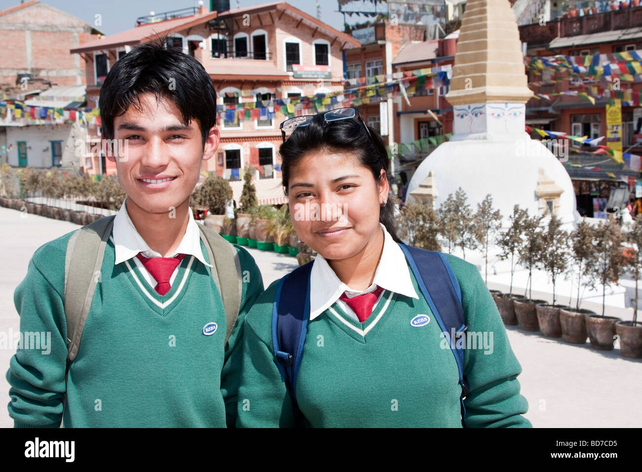 Nepalese school girl hi-res stock photography and images - Alamy