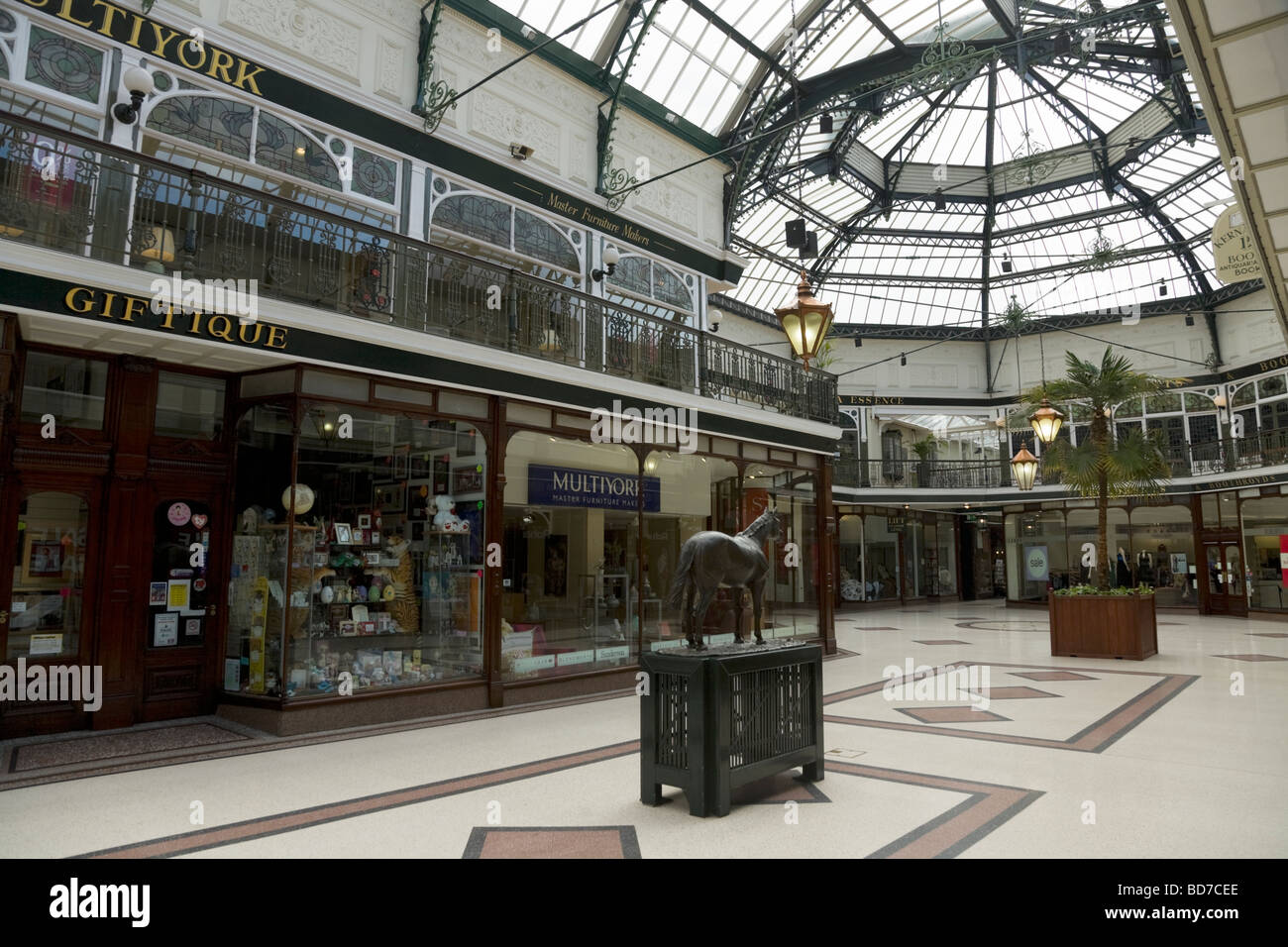 Inside the Wayfarers Arcade on Lord Street, Southport Stock Photo - Alamy