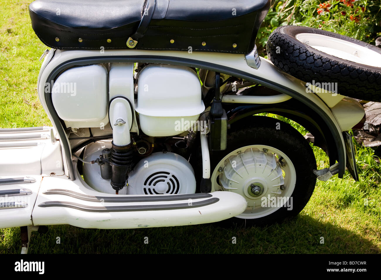 Vintage 1960s lambretta engine hi-res stock photography and images - Alamy